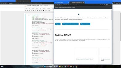 Twitter Python Selenium Kütüphanesi Ile Retweet Ve Like Botu Twitter