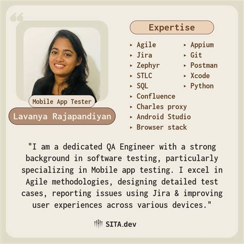 Sita Dev On Linkedin Meettheteam Apptesting Appdevelopment Mobileapptesting Userexperience