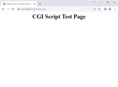 Ubuntu 2204 Lts Nginx Use Cgi Scripts Server World