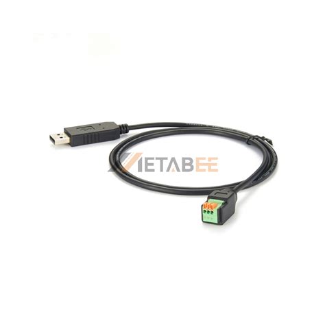 Usb To Rs485 Conversion Cable With 30cm Round Black Cable Renhotec