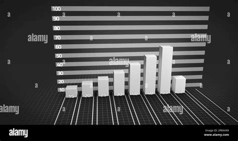 Composition Of Statistics With Data Processing In Monochrome Stock