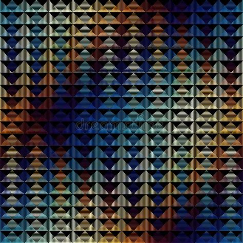 Geometric Abstract Pattern Moire Overlay Style Abstract Square Texture Stock Vector