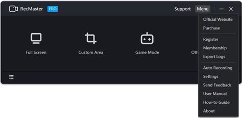 Recmaster Windows User Guide How To Screen Record Video On Windows 10 8 Etc