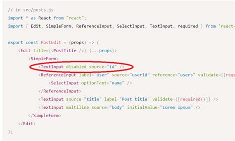 Attempted Import Error Disabledinput Is Not Exported From React Admin Issue
