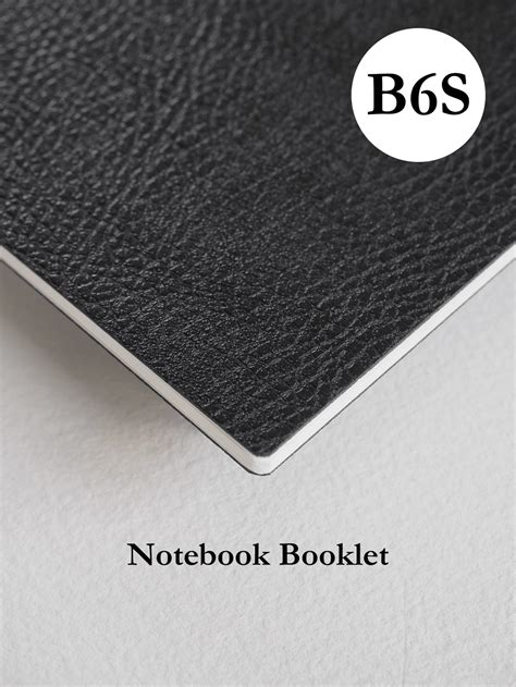 B6 Slim Notebook Booklet 64 Pages