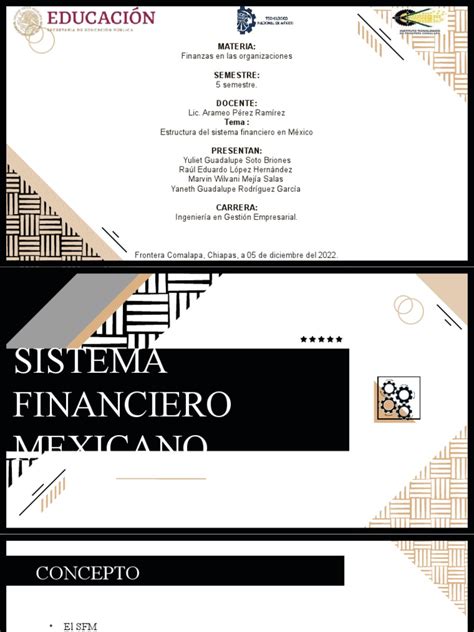 52 Estructura Del Sistema Financiero Mexicano Pdf Bancos Bolsa