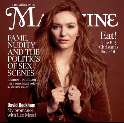 Times Magazine 25th November 2023 Eleanor Tomlinson Sam Heughan