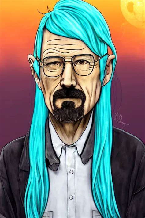 Walter White As Hatsune Miku Photorealistic Highly Stable Diffusion OpenArt
