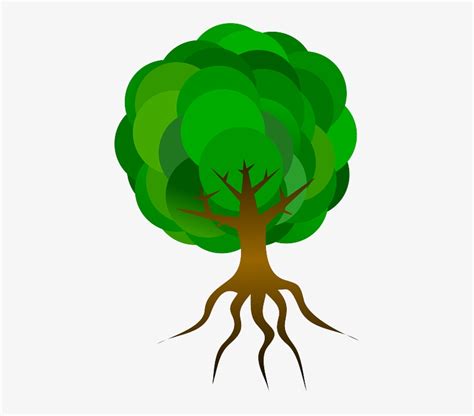 Cartoon Tree With Roots Transparent PNG X Free Download On NicePNG