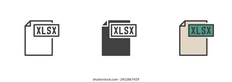 Xlsx File Format Images Stock Photos D Objects Vectors Shutterstock