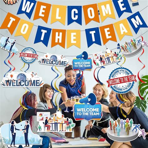 Welcome To The Team Banner Ideas