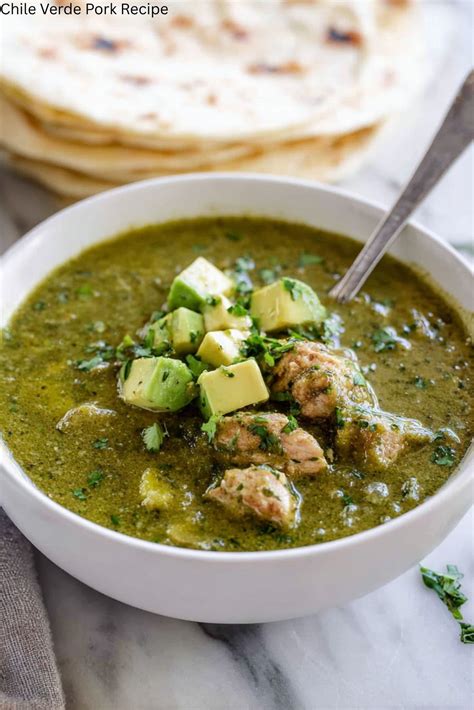 Chile Verde Pork Recipe Recipecoo