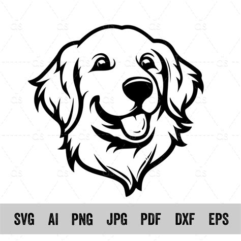 Golden Retriever Svg File Golden Retriever Svg Golden Retriever Png Golden Retriever