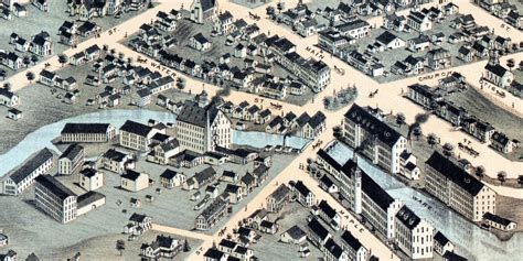 Beautifully Restored Map Of Ware Massachusetts From 1878 Knowol