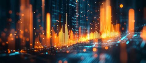 Stock Trend Chart Technology Trend Line Chart Premium Ai Generated Image