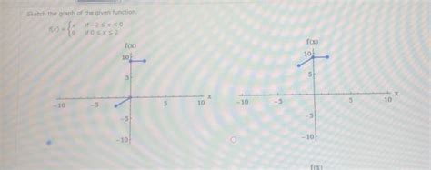 solved sketch the graph of the glven function f x {x9 if