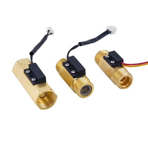 Turbine Flowmeter Magnetic Water Flow Switch Sensor 4 Points 6 Points 1