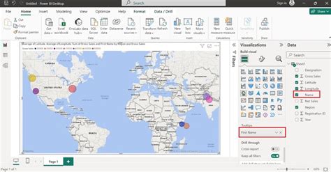 Power BI Creating Map Visualizations