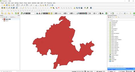 How To Do Projection Of A Vector Data In Qgis Map Adda