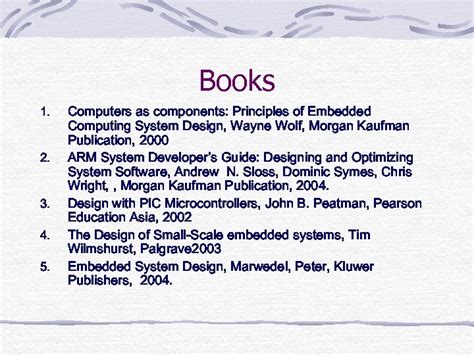 Embedded Systems Introduction Prof Santanu Chaudhury Syllabus