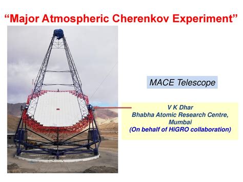 Major Atmospheric Cherenkov Experiment” Ppt Download