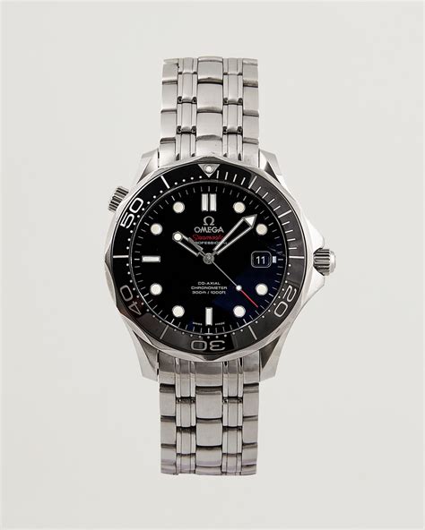 Omega Pre Owned Seamaster Diver 300m 21230412001002 Steel Black Herr