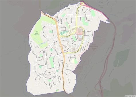 Map Of Mililani Town Cdp Thong Thai Real