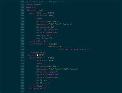 logseq experts and dilettantes how do i achieve this queries logseq