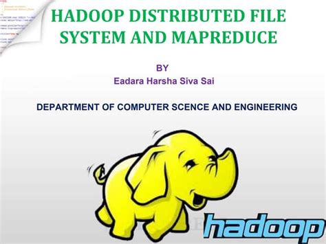 Hadoop Distributed File System And Mapreduce Ppt