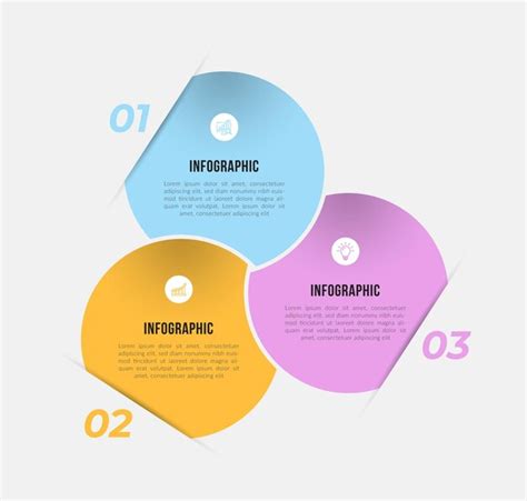 Premium Vector Data Infographic Template Design 3 Options Or Steps Can Be Used For Process