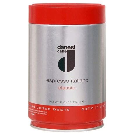 Кофе в зернах Danesi Classic, 250 г, жестяная банка - официальный дилер ...
