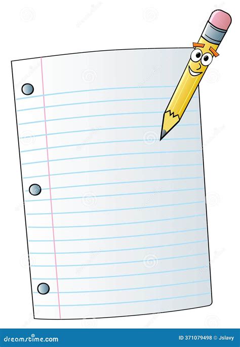 Cartoon Pencil School Character 352919871