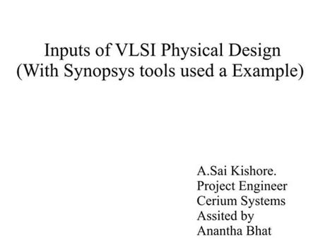 synopsys fusion compiler comprehensive rtl to gdsii implementation