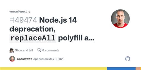 Nodejs 14 Deprecation `replaceall` Polyfill And Other Polyfills