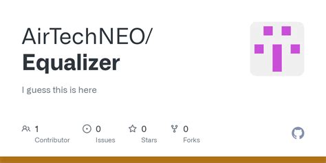 Github Airtechneoequalizer I Guess This Is Here