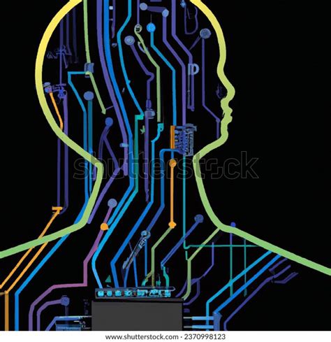 Digital Representation Human Silhouette That Integrated Ai Generated Image 2370998123 Shutterstock