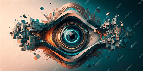 Premium Photo Abstract Image That Demonstrates The Potential Of Machine Learning Intelligence