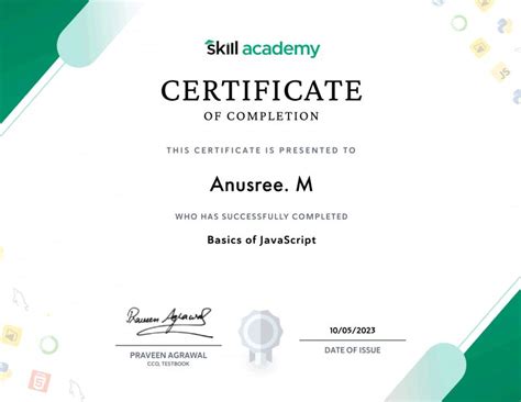 anusree m on linkedin javascript skillacademy