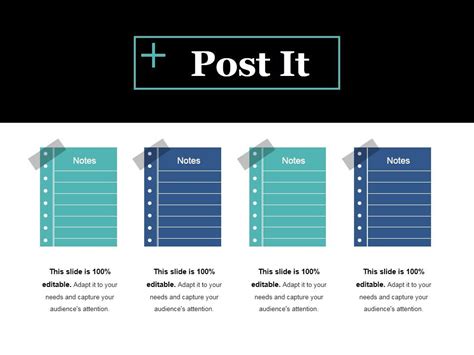 post it ppt powerpoint presentation icon deck