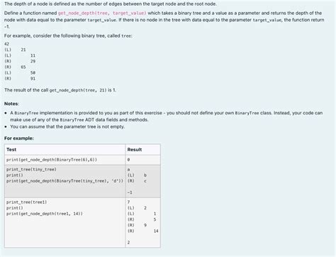Solved Existing Code Class Binarytree Def Initself