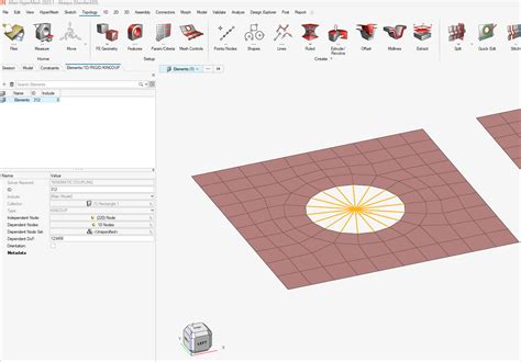Delete The Dependent Node Set While Creating The Kinematic Coupling
