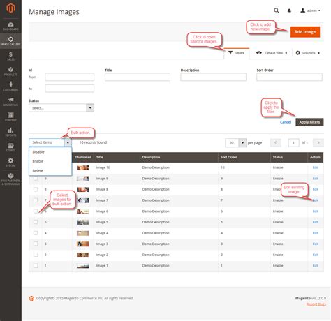 magento 2 image gallery