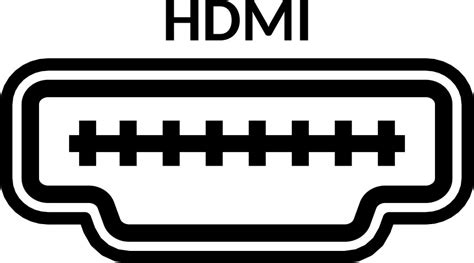 Hdmi Port Symbol Vector Images Over 720