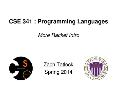 Ppt Cse 341 Programming Languages More Racket Intro Powerpoint