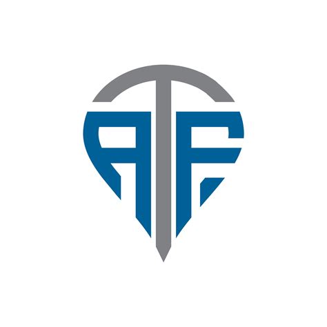 Atf Business Card Letter Logo Atf Creative Monogram Initials Letter