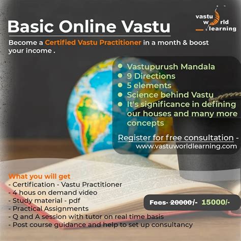 Vastu Practitioner Certificate Energy Architecture
