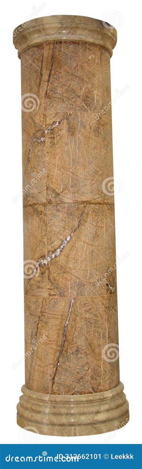 Roman Columns Stone Craftsmanship Marble Decorative Columns Architectural Columns Stock Image