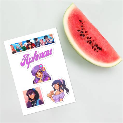 Aphmau Stickers Aphmau Sticker Sheet Aphmau Merch Etsy UK