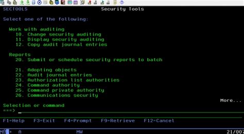 Using SECTOOLS To Determine Your Current IBM I Security Settings MC Press Online