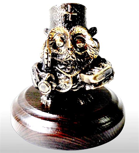 Статуэтка Доктор сова оригинальный подарок врачу Художественная литейная мастерская А Элит